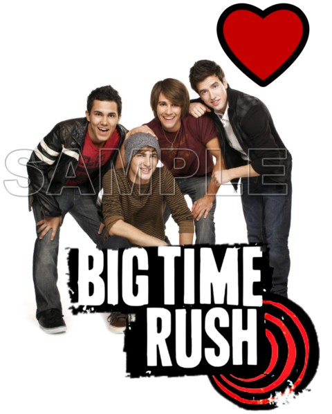 Big Time Rush T Shirt Iron on Transfer Decal ~#1