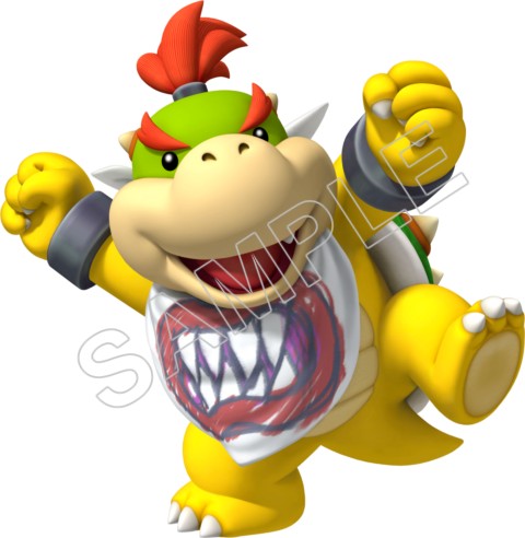 Bowser Jr. T Shirt Iron on Transfer Decal ~#42