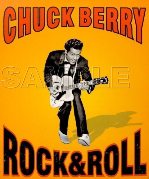 Chuck Berry T Shirt Iron on Transfer Decal ~#1