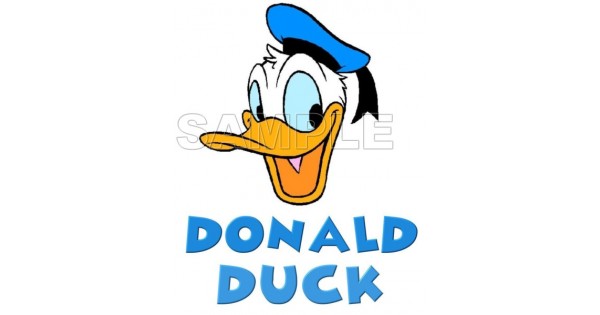 Donald Duck T Shirt Iron on Transfer Decal ~#3