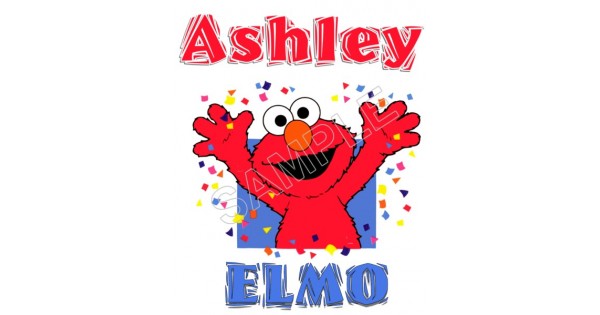 Elmo Personalized Custom T Shirt Iron on Transfer Decal ...