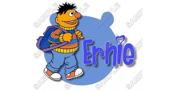 Ernie Sesame street T Shirt Iron on Transfer Decal ~#16