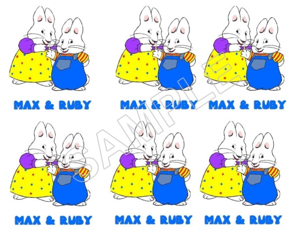 Max and Ruby T Shirt Iron on Transfer Decal ~#1