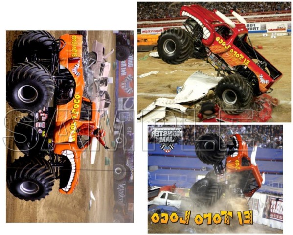 Monster Jam Truck El Toro Loco T Shirt Iron on Transfer ...