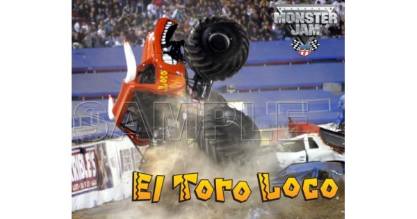 Monster Jam Truck El Toro Loco T Shirt Iron on Transfer ...