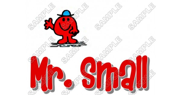 Mr Men and Little Miss Mr. Small T Shirt Iron on Transfer ...