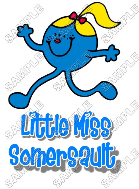 Mr Men and Little Miss Somersault T Shirt Iron on Transfer ...