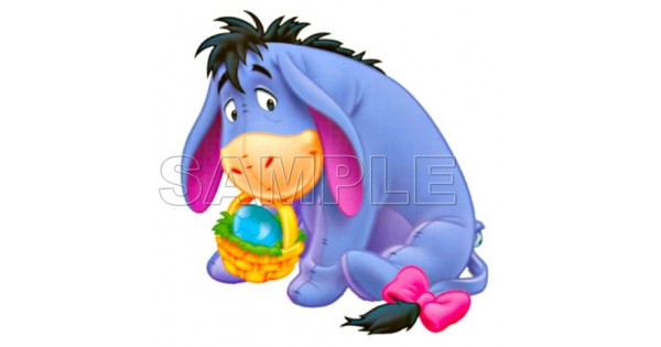 Winnie the Pooh Eeyore Easter T Shirt Iron on Transfer ...