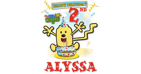 Wow Wubbzy Birthday Personalized Custom T Shirt Iron on ...